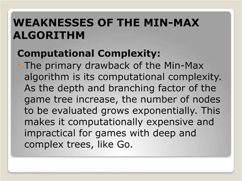 Minmax Algorithm In Machine Learning Pptx