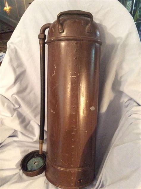 Vintage Fire Extinguisher Copper Miller Peerless Mfg Co 1836777204