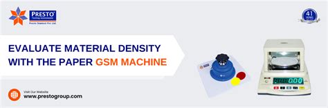 Evaluate Material Density With The Paper Gsm Machine