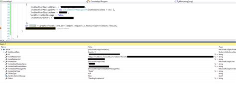 How To Invite User In Azure Ad Programmaticaly Using Microsoftazureactivedirectorygraphclient