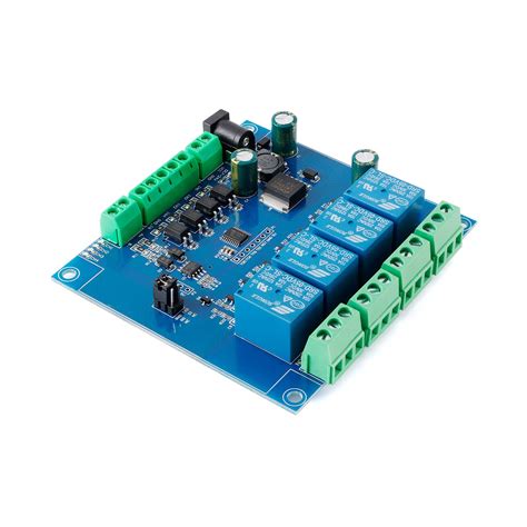 Buy JESSINIE Modbus Rtu 7 24V 4 Channel Relay Module Switch Modbus RTU