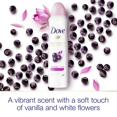 Dove Advanced Care Dry Spray Antiperspirant Deodorant Acai Berry