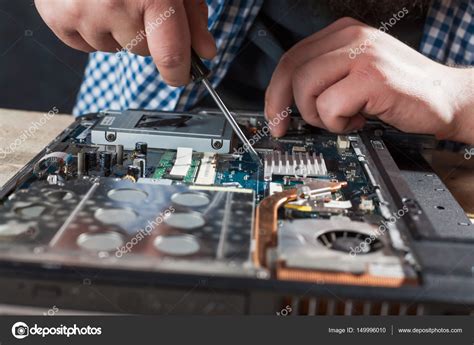 Disassembling Laptop