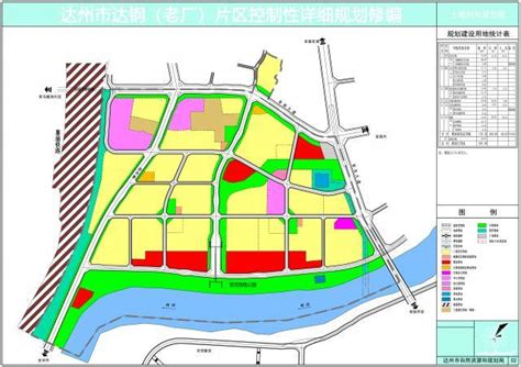 达州市达钢老厂片区控制性详细规划修编方案情况简介 政府信息公开 达州市人民政府
