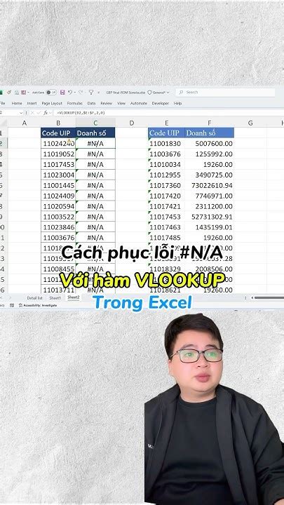 Một Trong Những Lỗi Người Dùng Hay Mắc Phải Khi Sử Dụng Hàm Vlookup