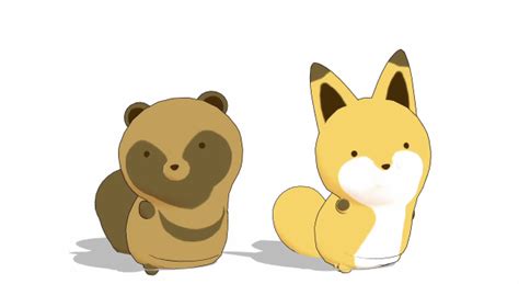 「タヌキとキツネ」に『ようこそジャパリパークへ！』を踊ってもらった。しっぽの動きがモッフモフ！ ニコニコニュース オリジナル