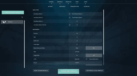 Best Valorant Keybinds Simple Carry