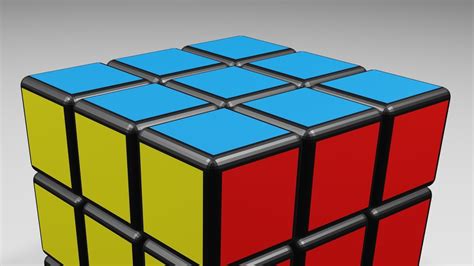 3d Rubiks Cube 3d Model Cgtrader