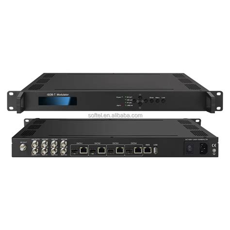 catv digital headend equipment 8 in 1ip to isdb t modulator 16 in 1 rf