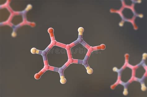 Uric Acid Molecule Illustration Stock Illustration Illustration Of Purine Health 298249203