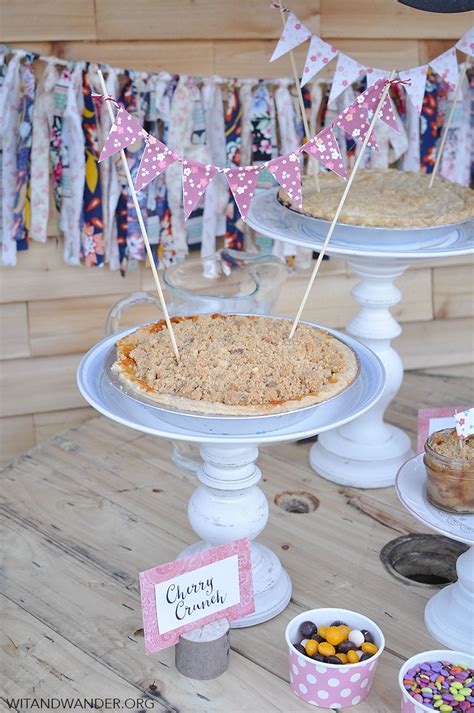 How Sweet It Is Pie Bar Party Our Handcrafted Life