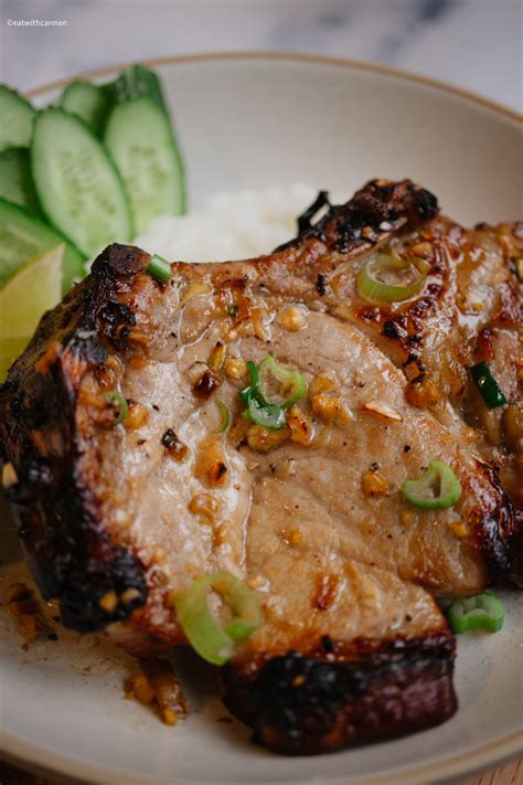 Juicy Air Fryer Bone In Pork Chops Eat With Carmen