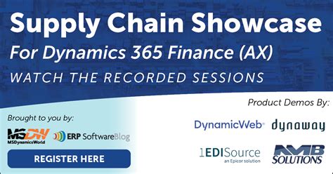 Four Supply Chain Enhancements Featured In The Spring MSDW Showcase For