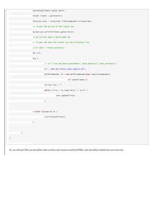 Using Intents In Android PDF