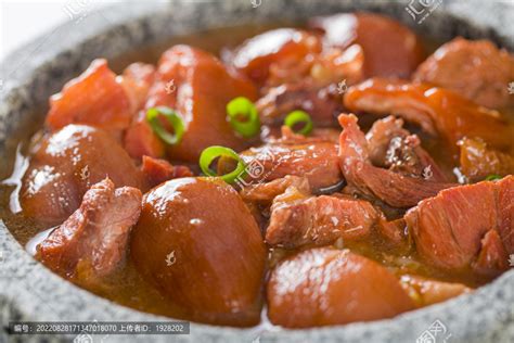 砂锅肘子 中国菜系 食品餐饮 摄影素材 汇图网www huitu