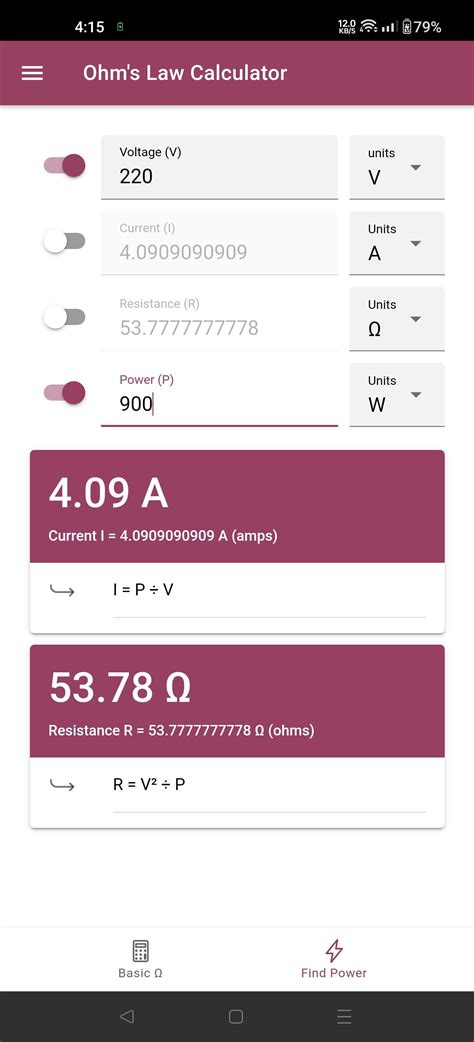 Ohms Law Calculator Apk For Android Download