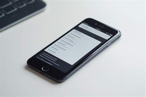 Smartphone Displaying Contact List Premium Ai Generated Image