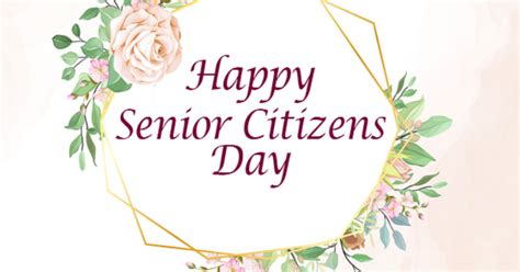 Happy Senior Citizens Day 2023 Best Wishes Quotes Greeting Image