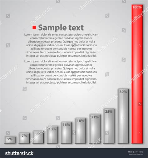 Vector Graph Chart Background Stock Vector Royalty Free 149741510 Shutterstock