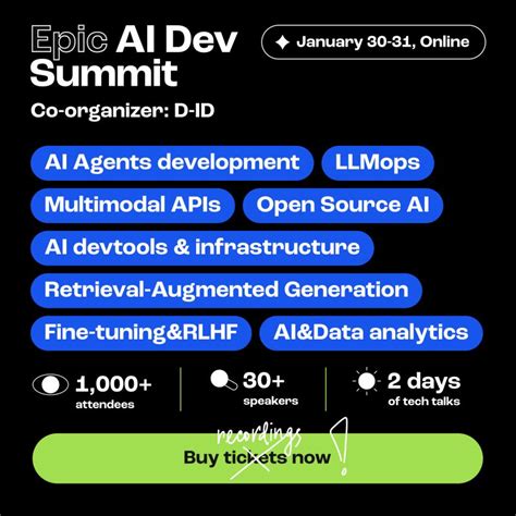 Epic Ai Dev Summit On Linkedin We Launched The Epic Ai Dev Summit A