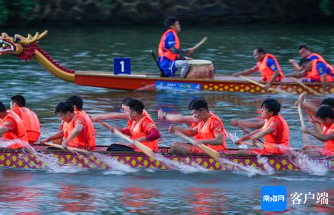 海南海口：龙舟逐浪海甸溪图片频道海南在线海南一家