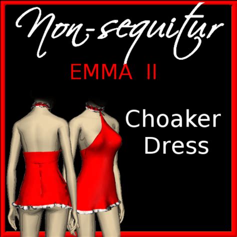 Emma Choker Dress The Sims 3 Loverslab