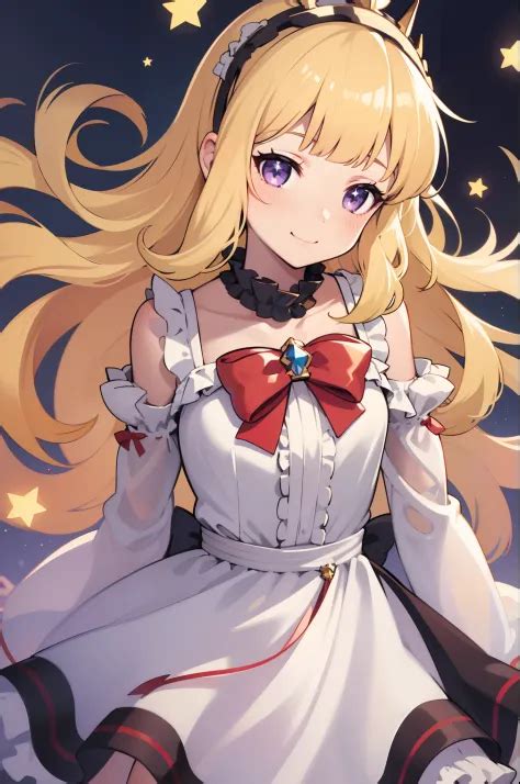 1girl Solo Close Up Shot Blonde Hair Purple Eyes Seaart Ai
