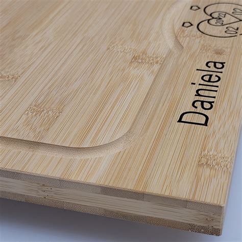 Schneidebrett XL Hochzeitsbrett Personalisierung 1 2 Herzgeschenk