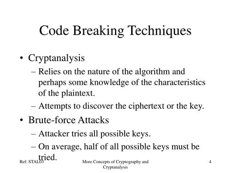 Ppt More Concepts Of Cryptography And Cryptanalysis Powerpoint Presentation Id781653