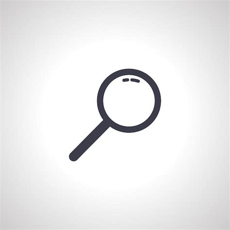 Premium Vector Magnifying Glass Icon Magnifying Glass Icon