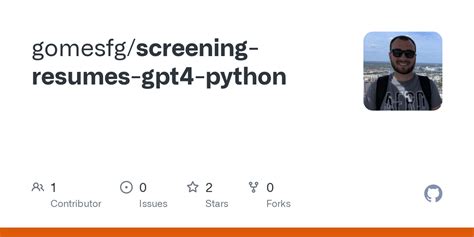 github gomesfg screening resumes gpt4 python