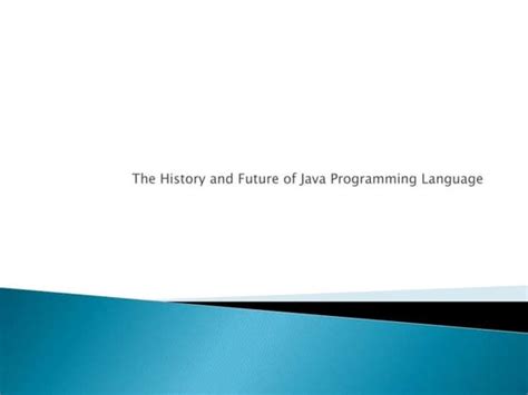 Java Presentationpptx Programming Languages Computing