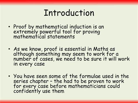 Ppt Proof By Mathematical Induction Powerpoint Presentation Free Download Id2052169