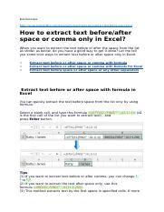 Excel Formulas Docx Excel Formulas Https Extendoffice Documents Excel Excel