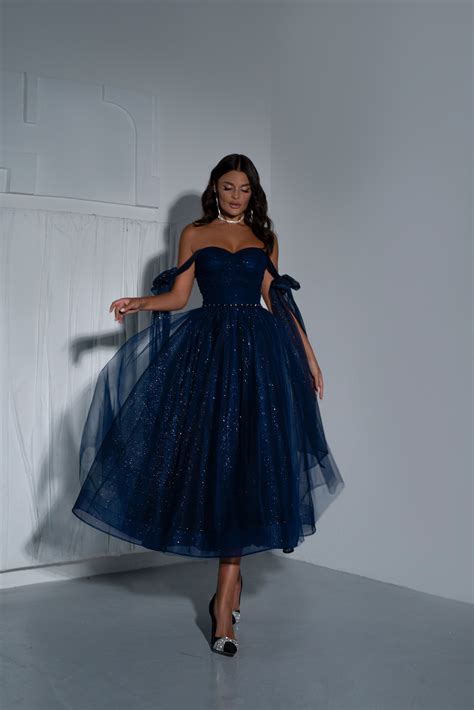 Вечернее платье Стич синий Vestidos De Graduación Para Chicas