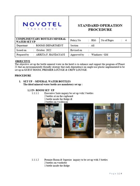 02 sop bottle mineral water set up pdf