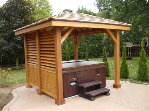 Hot Tub Privacy Spa Enclosures A Collection Of Diy And Crafts Ideas
