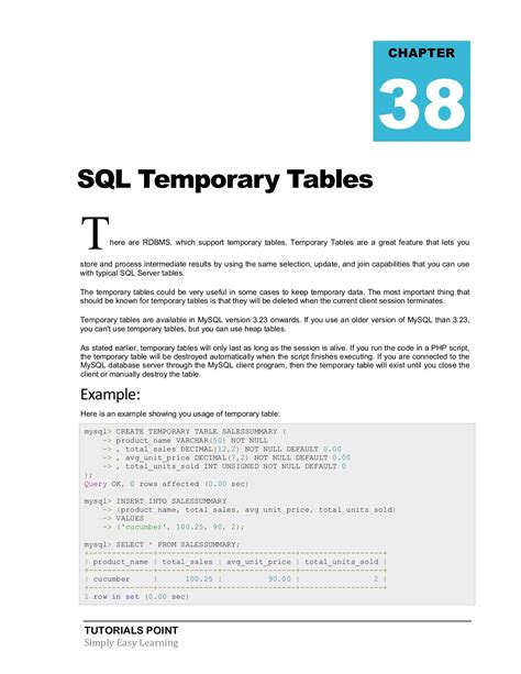 Sql Tutorial Mahendra Bhavsar Page 153 Flip PDF Online PubHTML5