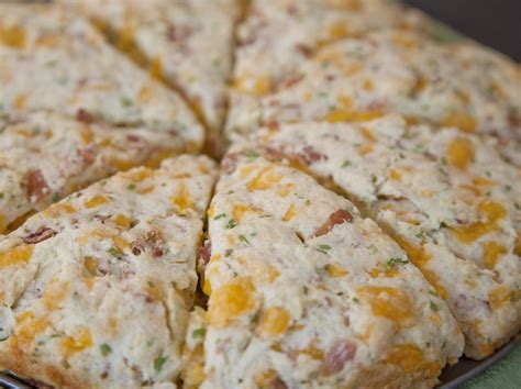 Cheddar Bacon Chive Scones