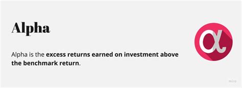 Alpha Definition Calculation Alpha For Mutual Funds And More