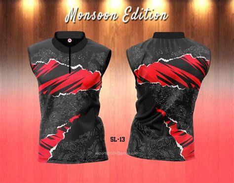 Men Black Red Dri Fit Sleeveless T Shirt Printed At Rs 200piece In