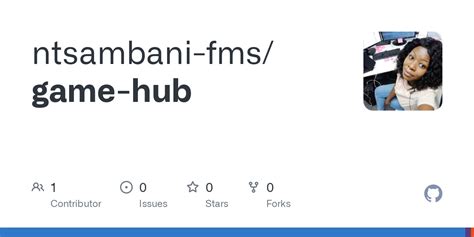 GitHub Ntsambani Fms Game Hub