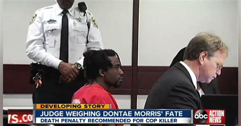 Judge Weighs Death Penalty For Dontae Morris Officer