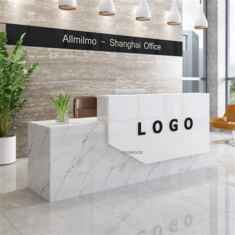 Modern Salon Marble Reception Counter Led Front Desk Price 54 Off