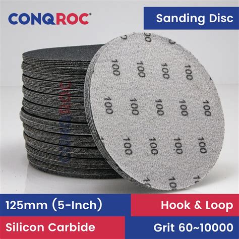 Discos De Lijado De 5 Pulgadas Y 100mm Papel De Lija Impermeable De