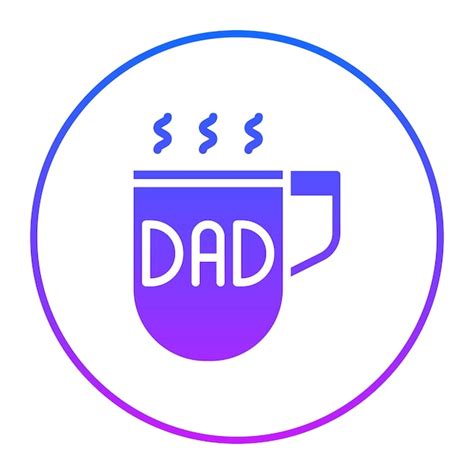 Premium Vector Dad Mug Vector Illustration