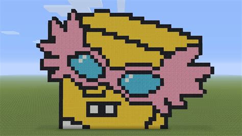 Spongebob Minecraft Pixel Art