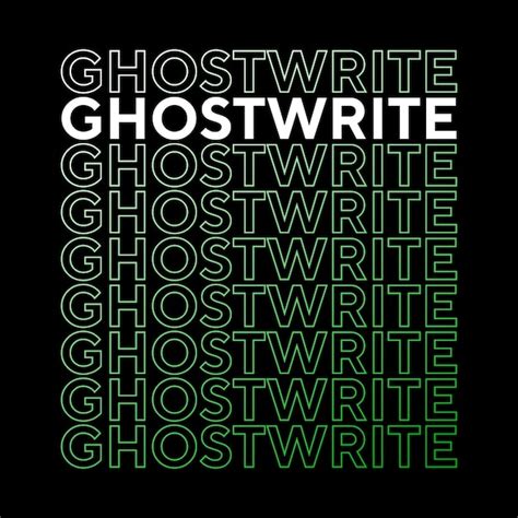 Premium Vector Ghostwrite Colorful Text Effect Typography Book