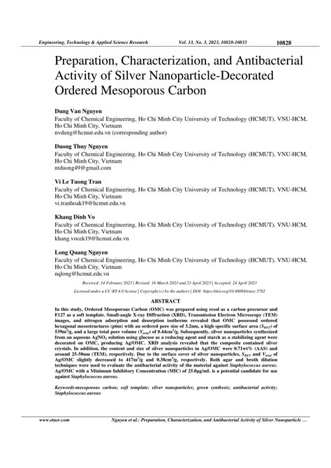 Pdf Preparation Characterization And Antibacterial Activity Of