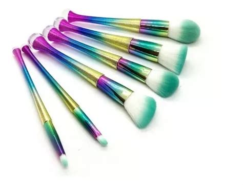 Set De 6 Brochas Unicornio Para Maquillaje MercadoLibre